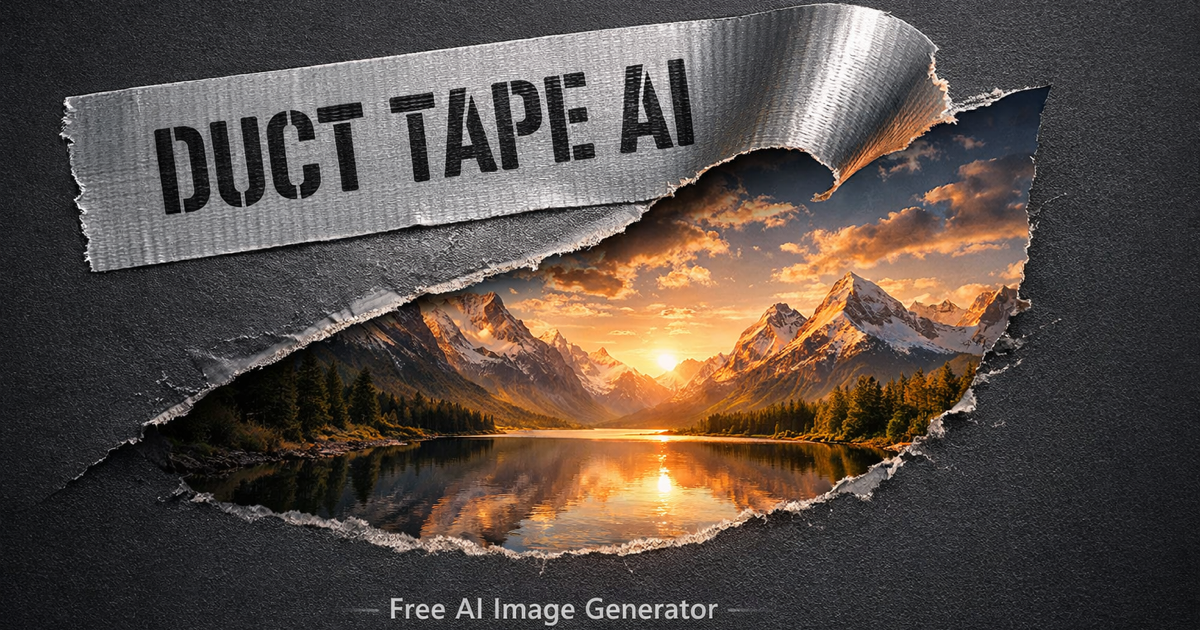 Duct Tape AI Image Generator - Free Online AI Image Creator Tool